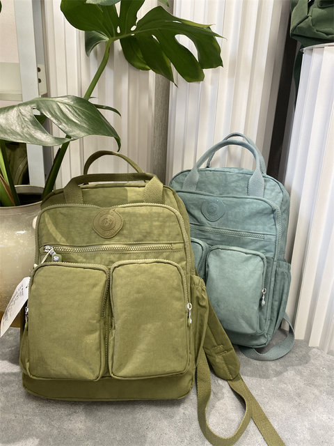 Backpack 2024 New Fashion Simple Lightweight Travel Backpack Solid ...