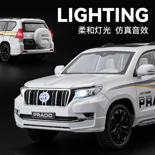 Genuine oversized Toyota Prado domineering alloy car model simulation ...