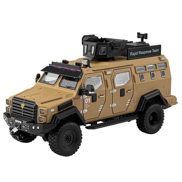 Genuine 1/24 saber-toothed tiger armored vehicle alloy model military ...