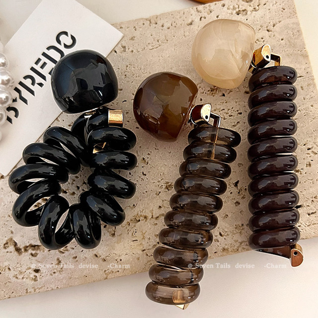 Simple round bead bubble braid headband for women autumn and winter ...