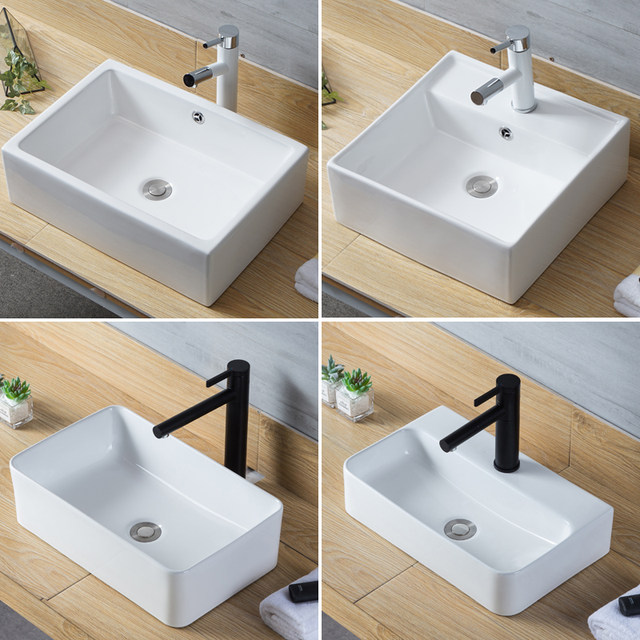 Above counter basin ceramic small size balcony wash basin washing ...