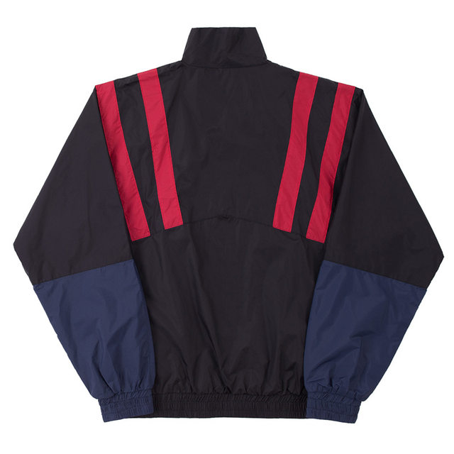 Retro men's and women's color-blocked sports jackets, lightweight ...