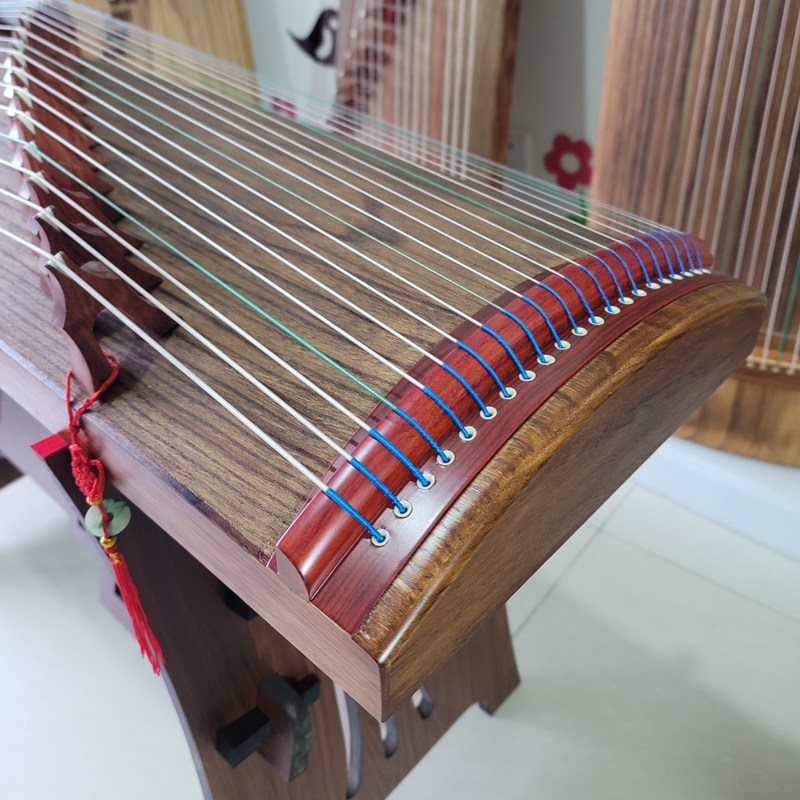 Suyun W100 portable small guzheng 1 meter pure handmade solid wood ...