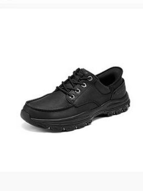 skachers men's shoes casual shoes business leather shoes wear-resistant ...