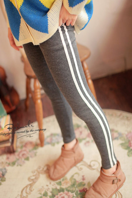 Autumn and winter cotton cotton plus thickened white side nine -point ...