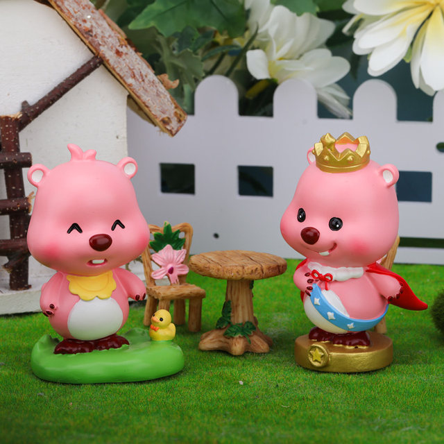 South Korea zanmang loopy Ruby blind box surrounding cute little beaver ...