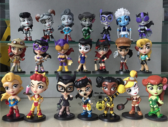 DC Bombshells Figure - Batman, Joker, Supergirl - Cryptozoic Collectible