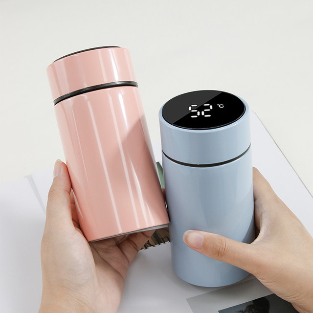 304 stainless steel insulation cup intelligent temperature measurement ...