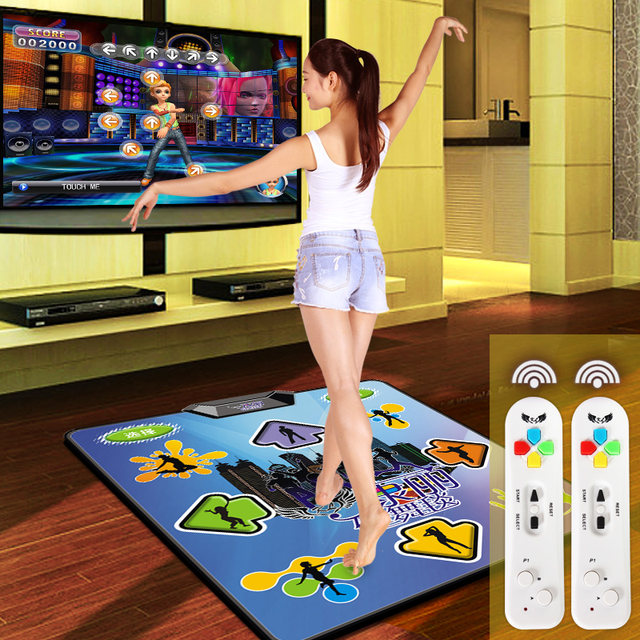Kangli dancing dancing blanket single computer TV two interface running ...