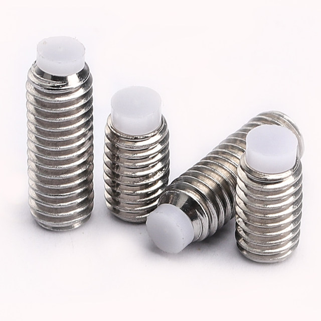 M3M4M5M6M8M12 stainless steel plastic head nylon wave bead POM top ...