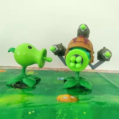 Plants vs. Zombie New Gatling Machine Gun Pea Sagittarius Future ...