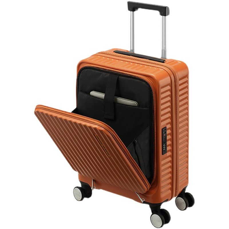American Travel Boarding Suitcase 20-Inch with Front Opening Expansion