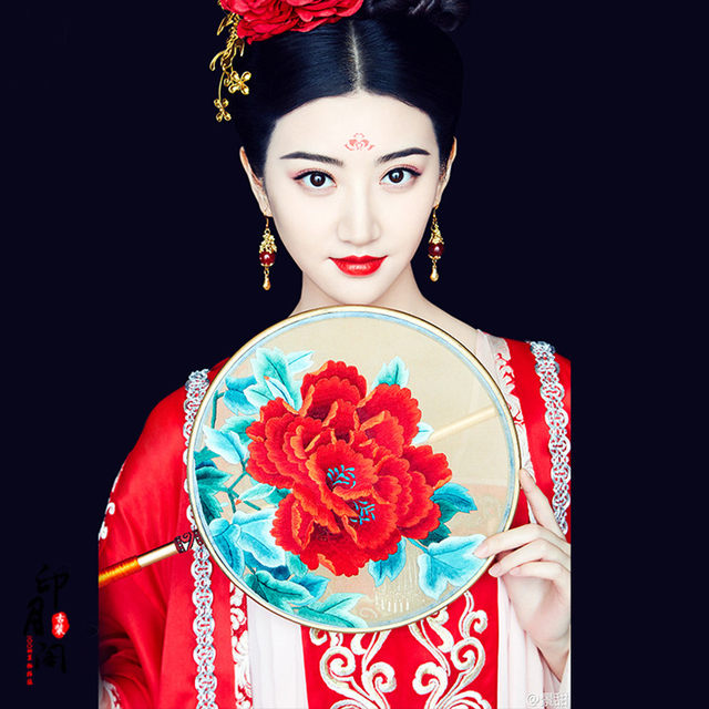 Jing Tianchen and Pearl Tang Dynasty Tang Dynasty style beautiful fairy ...