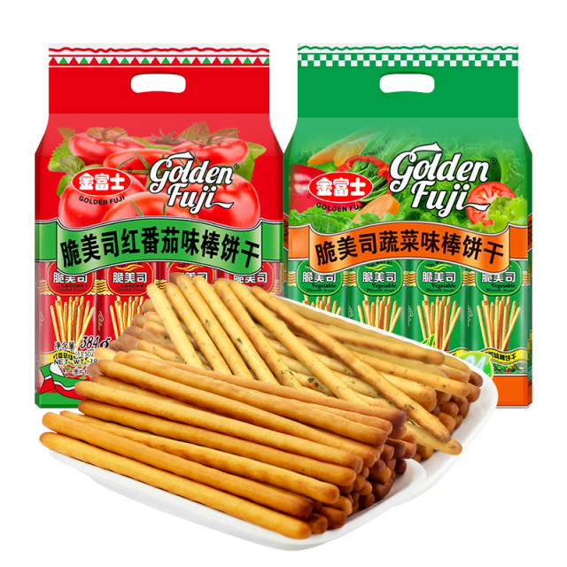 Golden Fuji Crispy Finger Biscuits Snack Tomato Flavor Salty Vegetable ...