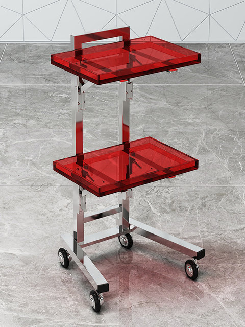 Hair salon tool cart barber shop special perm and dye cart bar storage ...
