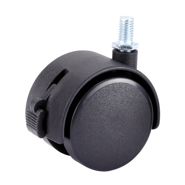 Flat caster M8 pulley with brake universal wheel coffee table pulley ...