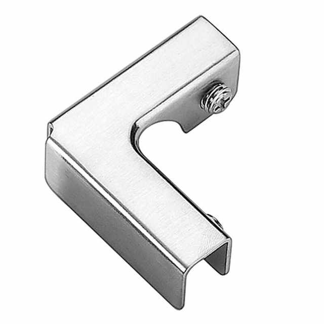 304 stainless steel right -angle corner guard slot cross TL type glass ...
