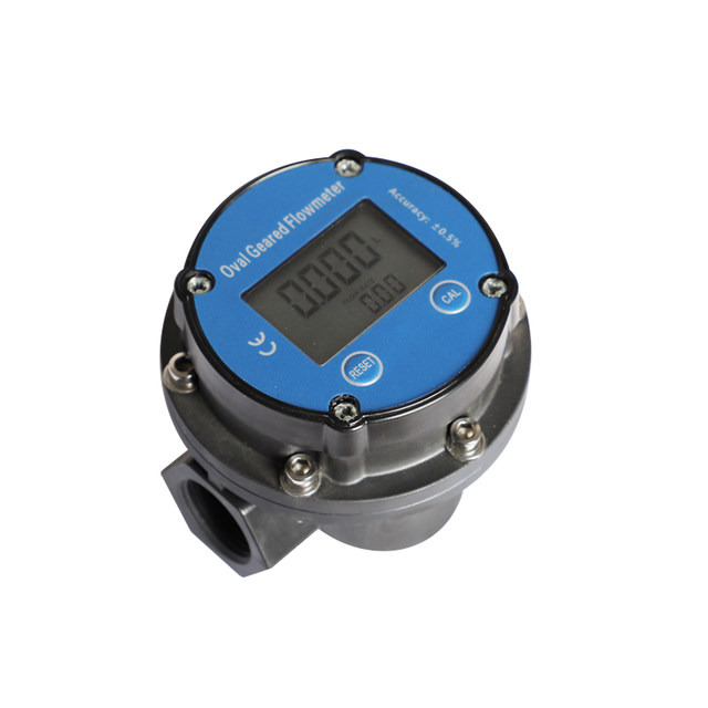 Ogm Digital Digital Oval Gear Flow Meter with Pps Plastic Body for ...
