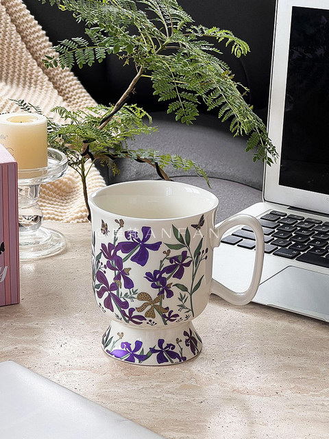 Ceramic Mark Cup niche design sense high -capacity, high sense, light ...