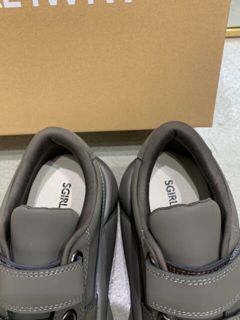 SGIRLTWTW Japanese big-head bread shoes for women ins niche Velcro ...