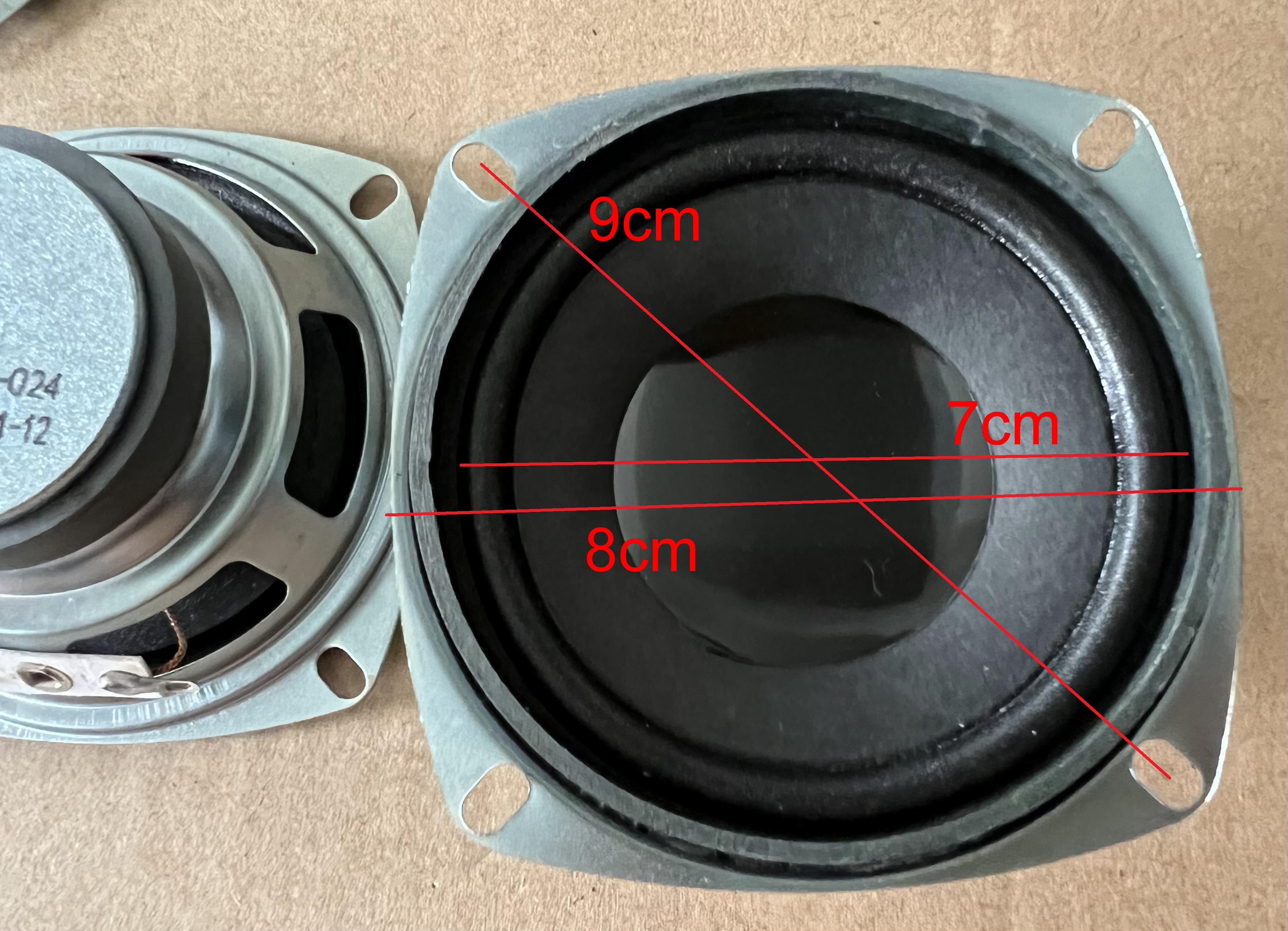 3-Inch Full-Tone Full-Frequency Speaker 8 Ohm 10W Multimedia Speaker Speaker Mid-Range Speaker ...