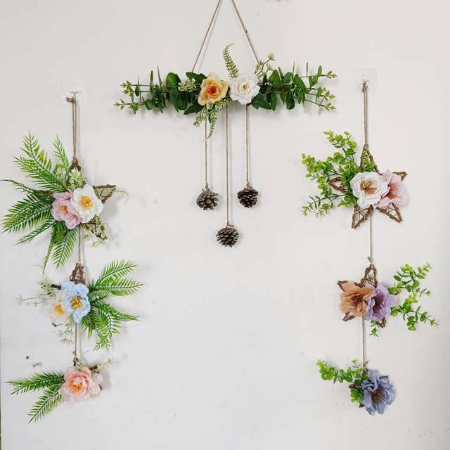 Flower ring decorative wall hanging courtyard kindergarten Kindergarten ...