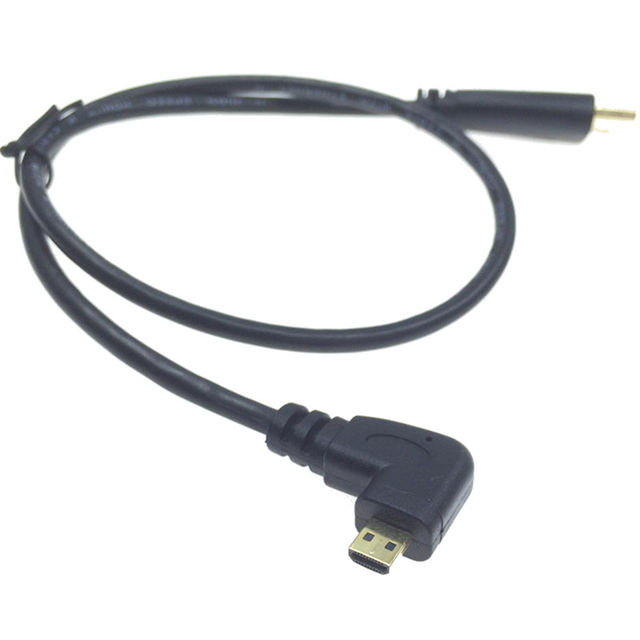 Elbow MicroHDMI to HDMI data cable tablet mobile phone digital camera ...