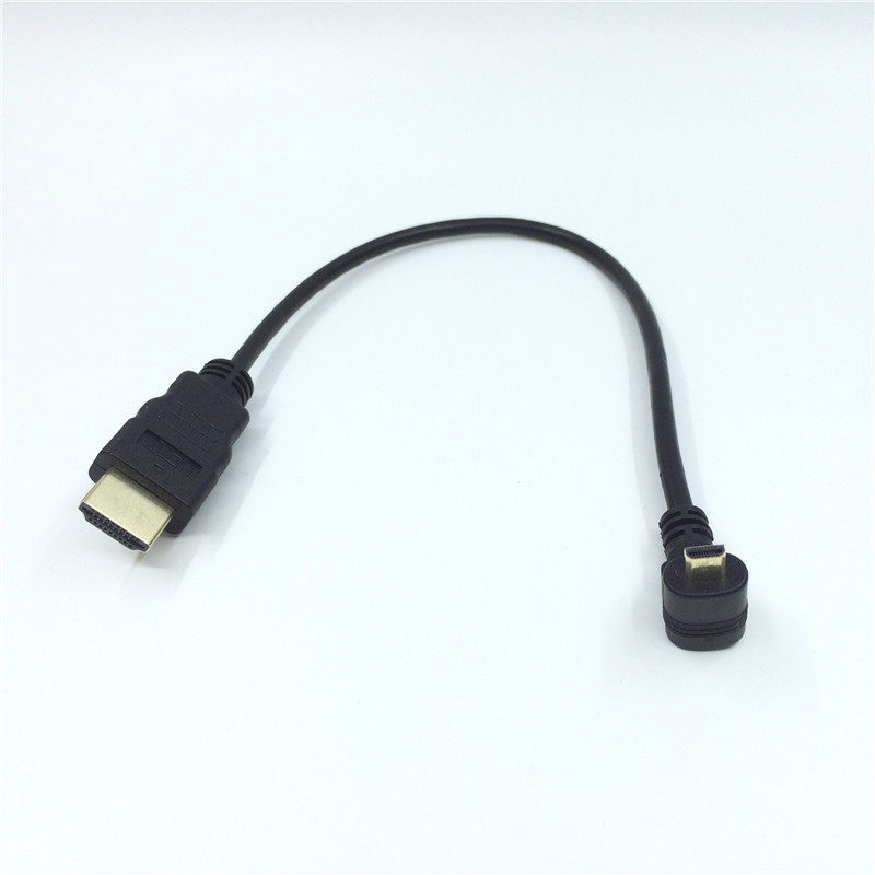 Elbow MicroHDMI to HDMI data cable tablet mobile phone digital camera ...