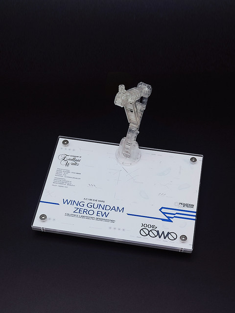 MGSD Zero Flying Wing EW Bracket Hairless Gundam Transparent Acrylic ...
