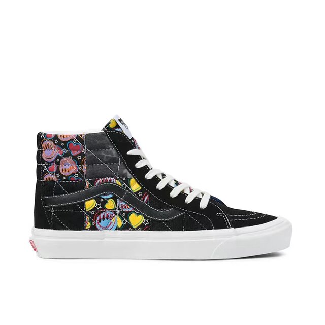 VANS Van SK8-HI Ana Haim black color embroidered high-top men ...
