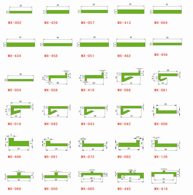 Plastic wear-resistant strip W47 friction strip 0 ultra-polymer ...