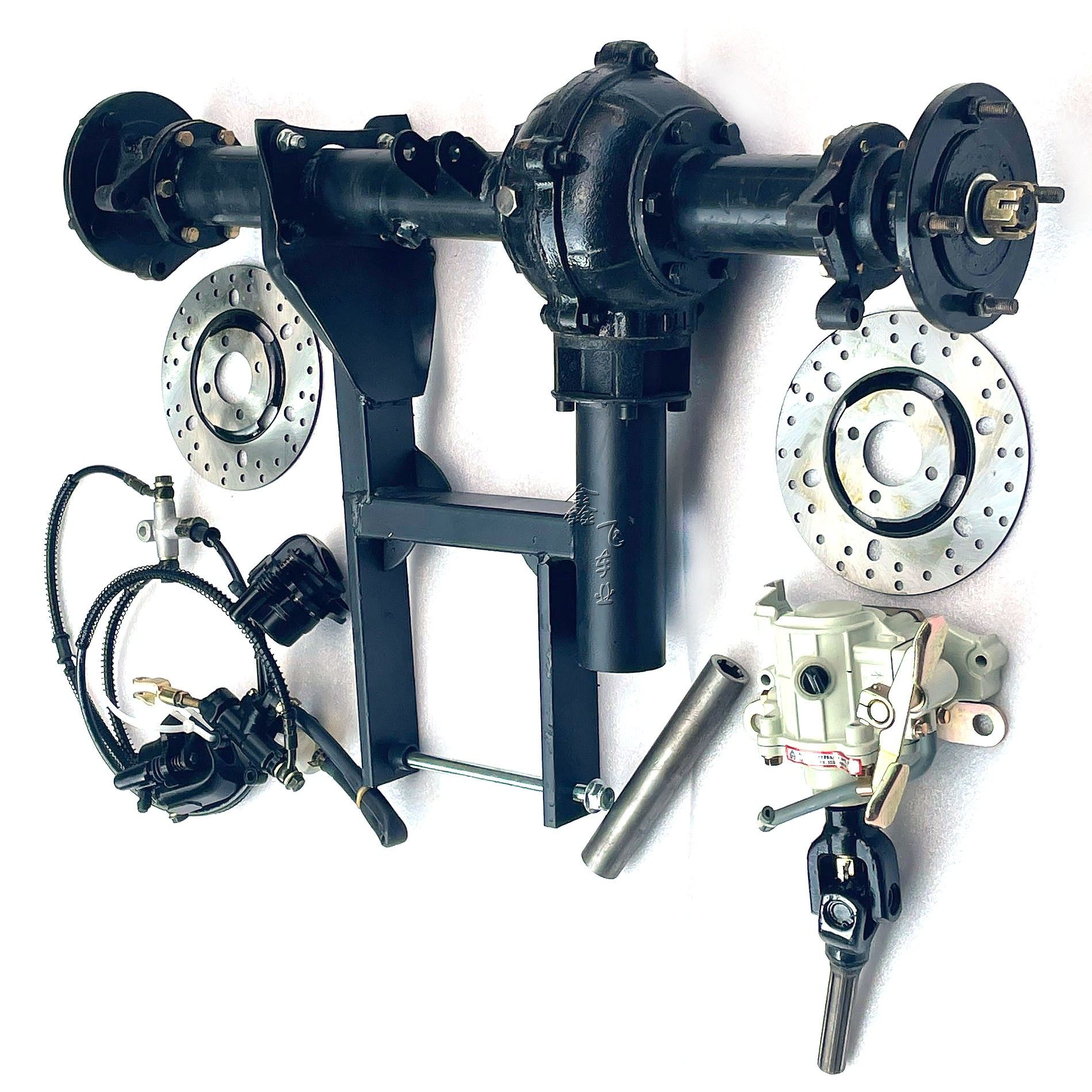 Homemade four-wheel modified three-wheel motorcycle ATV go-kart ...