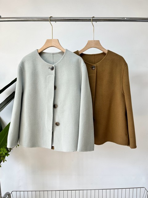 Mom big size new style dual -sided cashmere without collars, spring ...