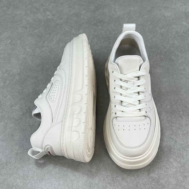 Men's shoes, autumn genuine leather white shoes, simple and breathable ...