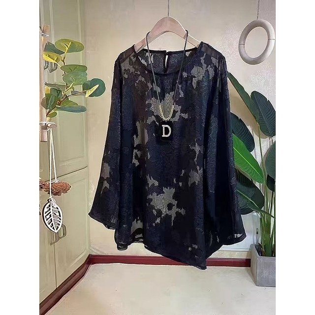 Guofeng Heavy Industry sunshine, real silk T -shirt female latest new ...