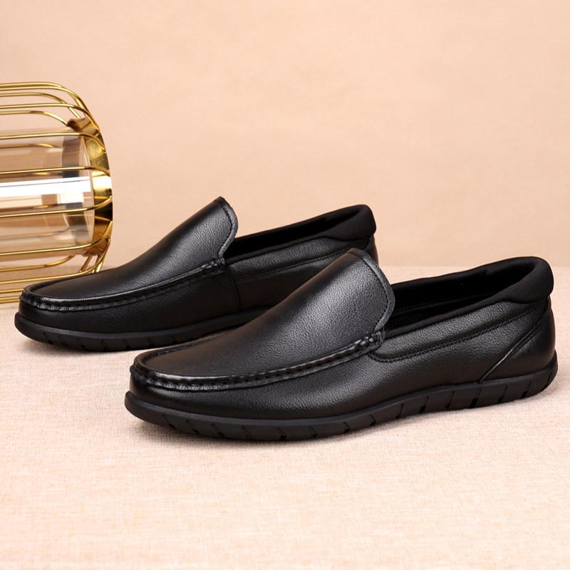 Gandaofeng spring single-layer leather breathable men's casual leather ...