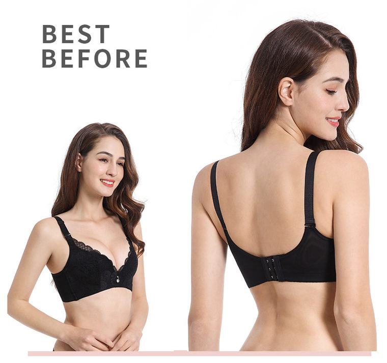 Silfofen baby cotton small breast gathered Shumei underwear and pair of breasts to adjust the ...