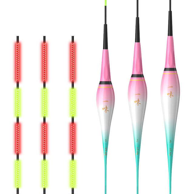 Huashi's ice blue pink hard-tail electronic fish float is highly ...