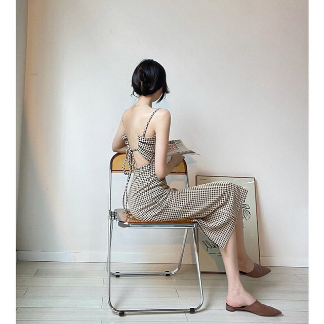 French retro vienian temperament sexy bodybuilding body bag hip camisole long skirt port wind ...