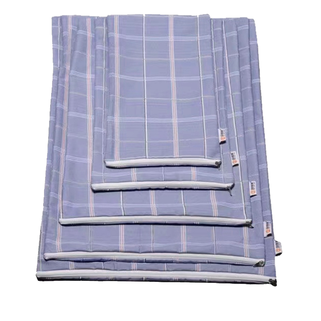 Pure cotton thickened pillowcase pillowcase double-layer encrypted ...