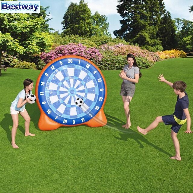 bestway large inflatable lawn football target toy children's inflatable ...