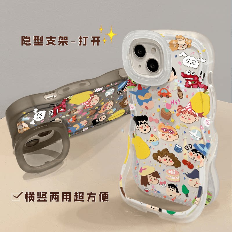 Graffiti Crayon Shin-chan is suitable for 15 Apple 14 mobile phone ...