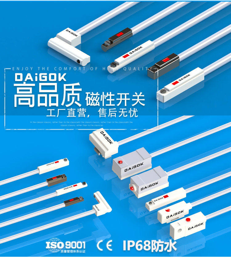 Cylinder Magnetic Switch Sensor CS1-UFGJ - Waterproof Type