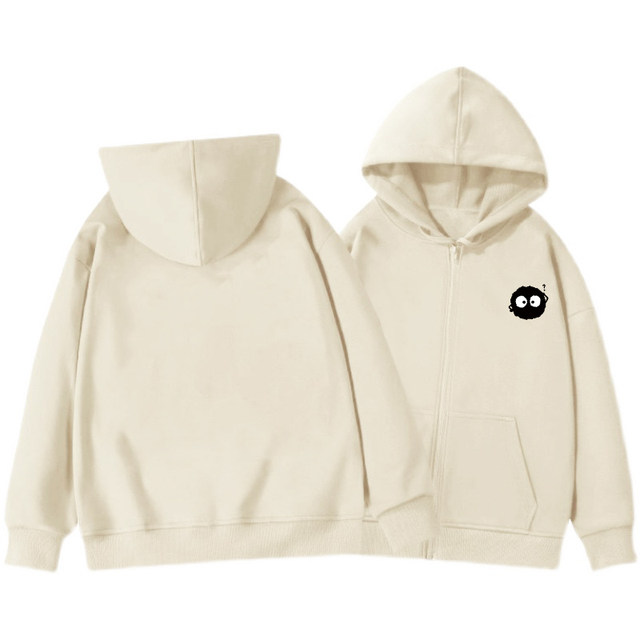 American retro high street tide brand plus velvet thickened hooded ...