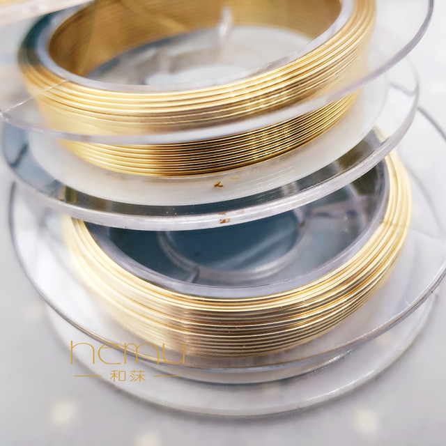 Hand-wound 14k gold-covered color-preserving copper wire, non-fading ...