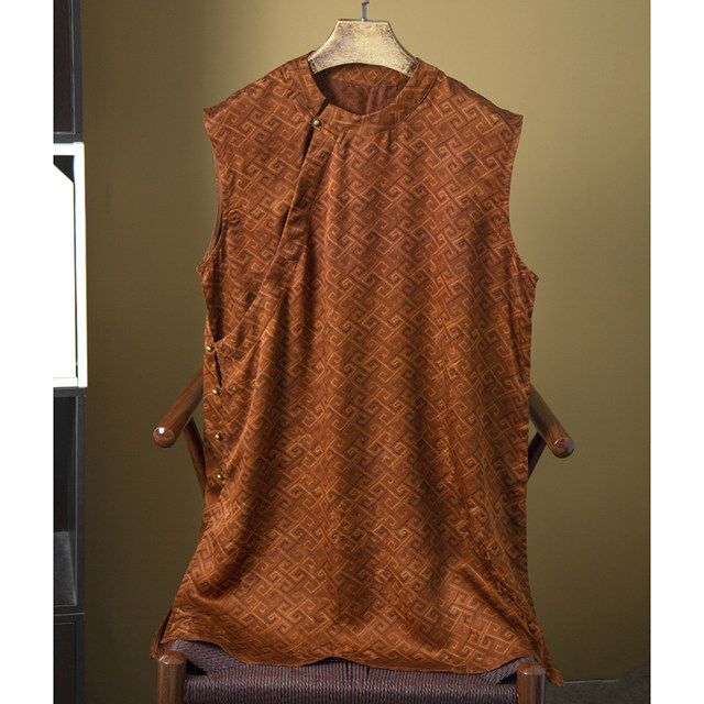 Silk art Silk fragrant cloud sao red cloud sao long top for women 100% ...