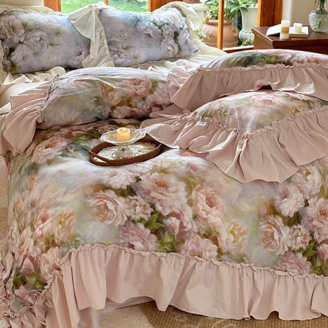 Autumn and winter French style super soft and full cotton grinding hair ...