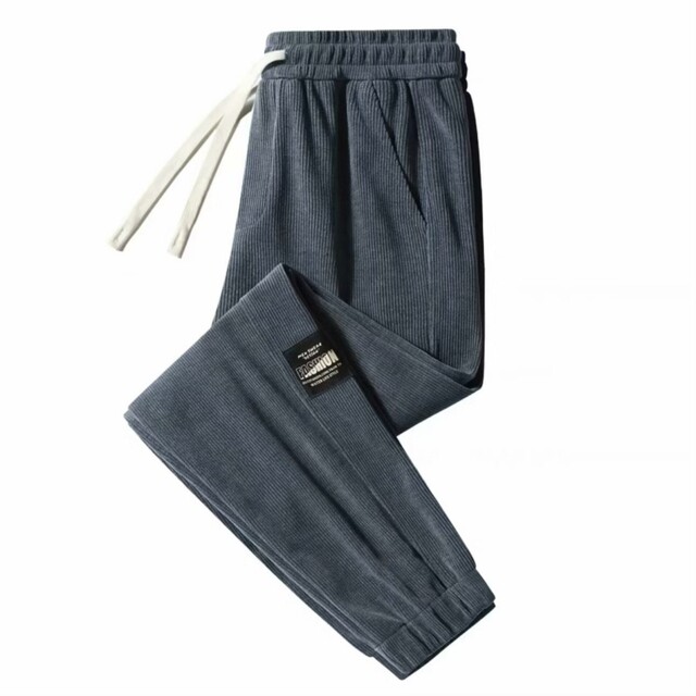 Clear warehouse leaky core velvet sports casual pants men 2024 new ...