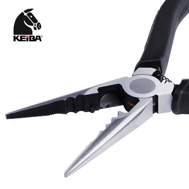 Japan's original KEIBA Horse brand imported alloy shaft tip pliers bearing type tip pliers ...