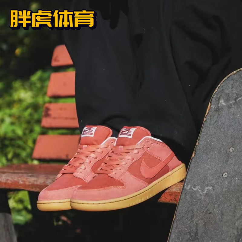 Nike dunk sb low, red men and women low-help retro leisure sneakers ...